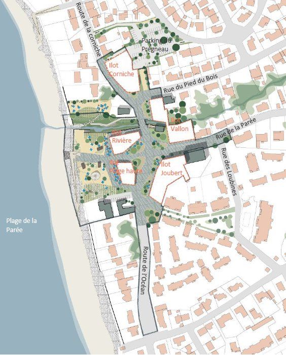 Renouvellement urbain de la Parée - Brétignolles-sur-Mer (85)